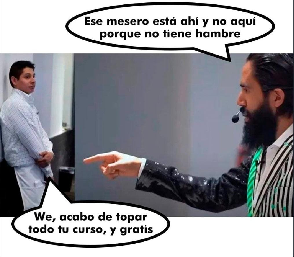 'Yo tomé tu curso y gratis', responde mesero a Carlos Muñoz - Quinta Fuerza