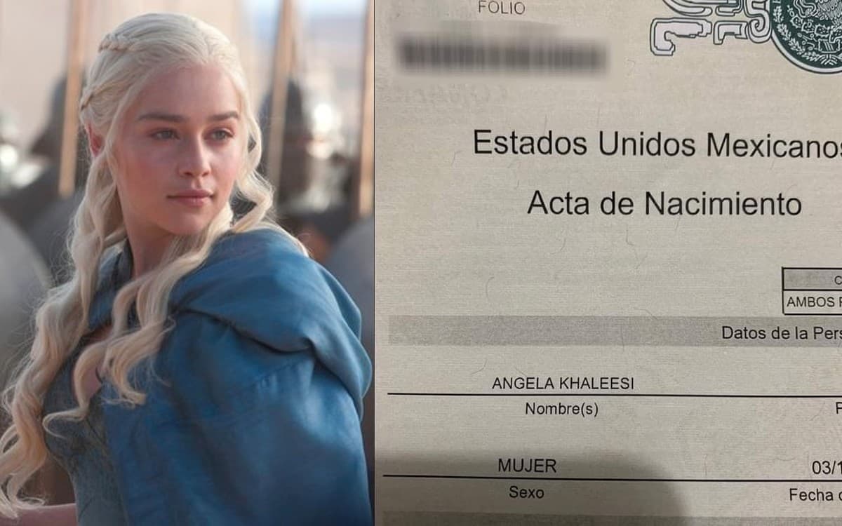 Registran en México a niña con el nombre de Ángela 'Khaleesi' - Quinta Fuerza