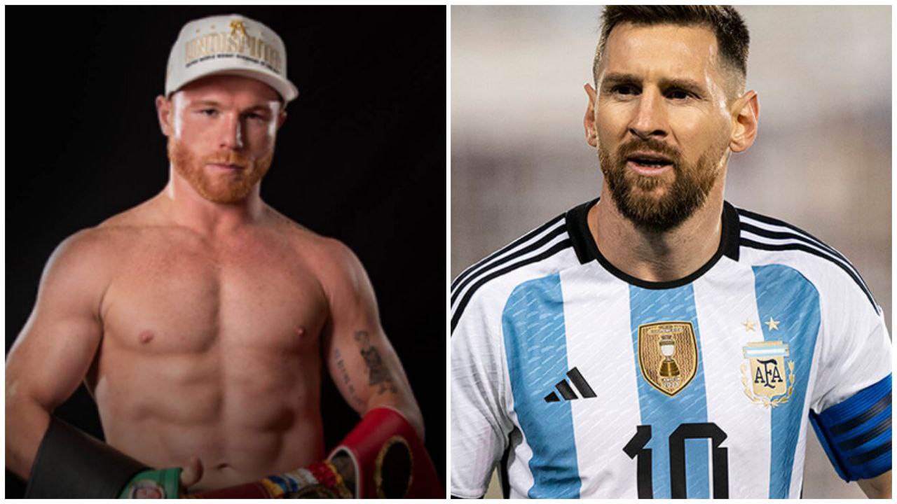 "Canelo" Álvarez amenaza con golpear a Messi por supuestamente pisotear ...