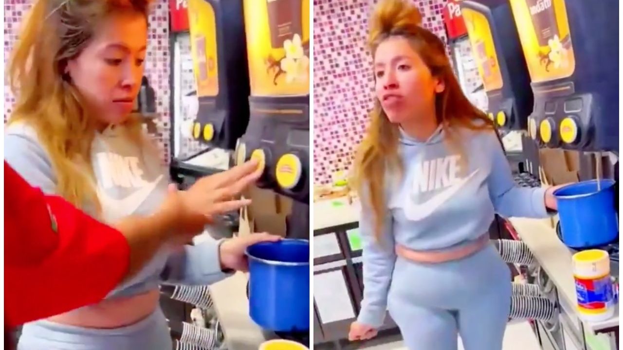Video Mujer Que Se Hace Viral Por Llevar Una Olla Al Oxxo Para