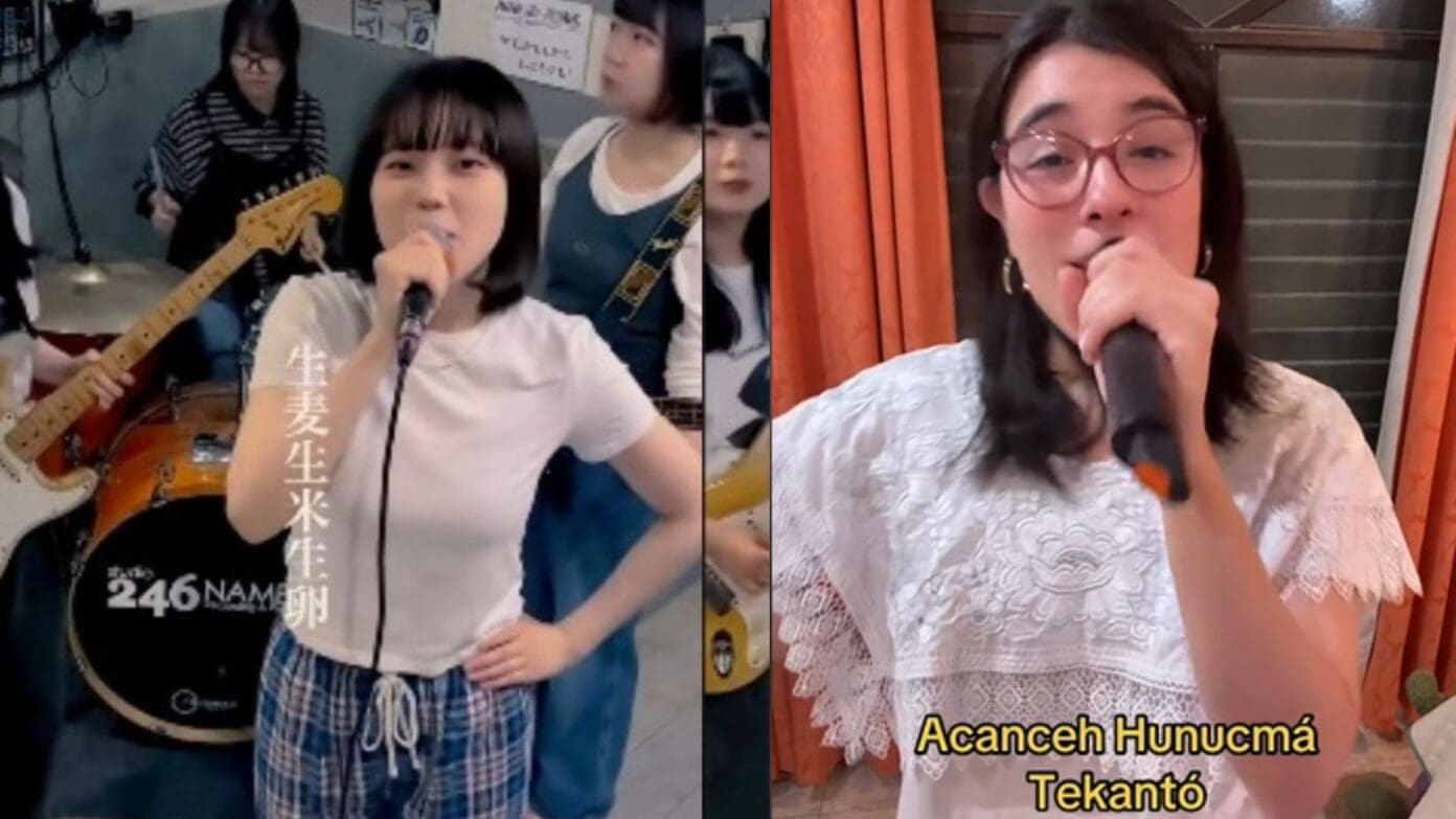 Video: Tiktoker hace cover de grupo japonés "Haku Circle" con nombres de municipios mayas ...